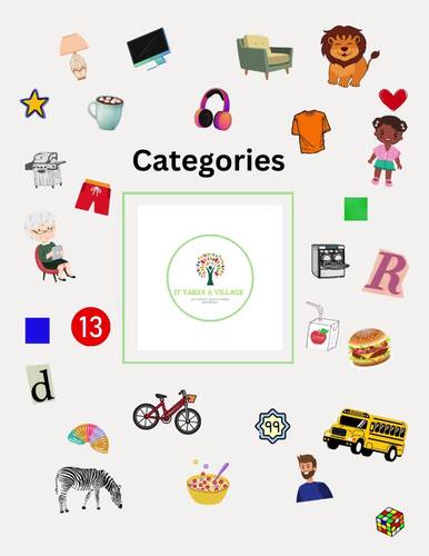 Categories-matching word to picture, sorting picture to correct ...