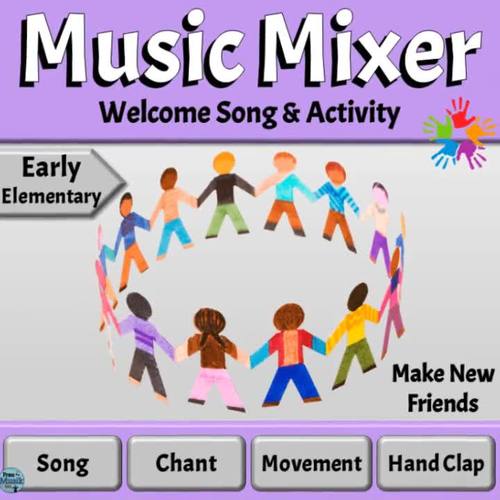 Back to School Music Activities Song Hand Clap and Movement - Early ...
