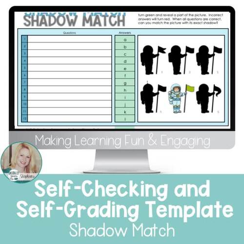 Editable Self-Checking Template Digital Resource Activity - Commercial ...