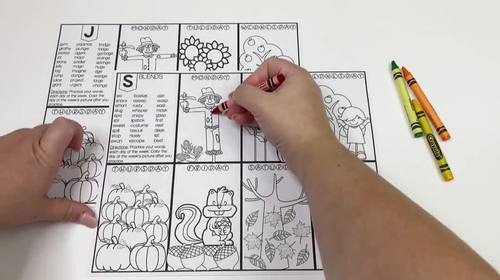 Fall Articulation Homework by Speech Tea | TPT