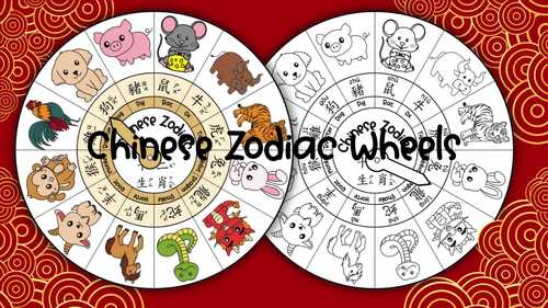 Chinese zodiac wheel生肖轉盤, Lunar New Year Crafts, Year of the Horse 2026