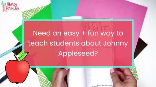 Johnny Appleseed Comprehension Activities - Johnny Appleseed Reader and ...