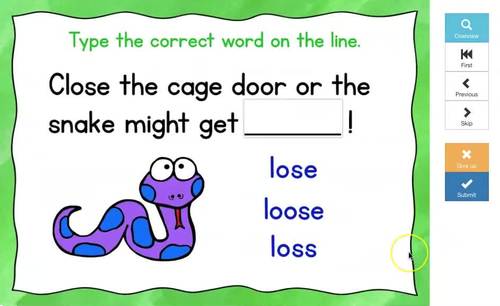 Tricky Words Set 2 Boom Cards with Audio (Confusing Words and Homophones)