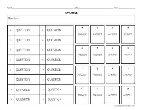 Editable Worksheet Creation Templates - Power Points - 28 Total by ...