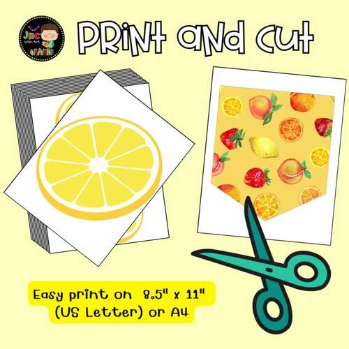 Math is Zest Bulletin Board Kit | Fun Lemon Math Classroom Decor | Editable