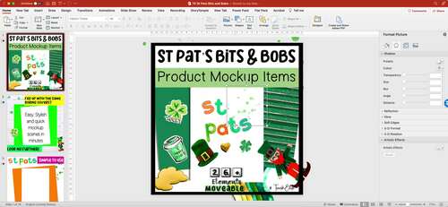 St Patrick’s Day Bits & Bobs MOVEABLE elements and Pre-made scenes