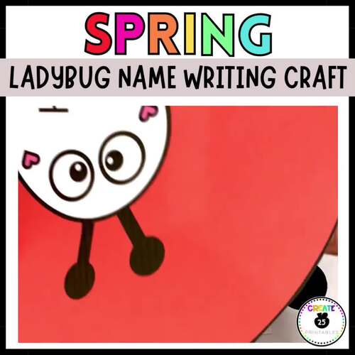 Spring Name Craft | Preschool & Kindergarten Name Craft | Spring Craft