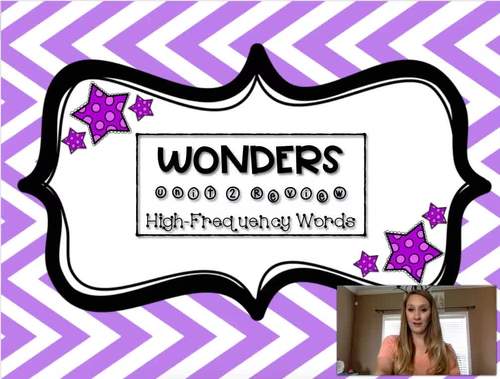 Reading Wonders Unit 2 Week 2 High-Frequency Words Interactive Teaching ...