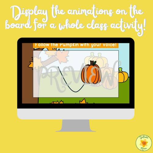 Pumpkin Themed Vocal Explorations - Printable and Digital by Daffodil Music