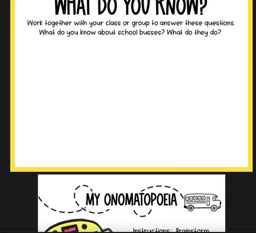 The Yellow Bus Book Companion by Teacher Tales of Miss Smith | TPT