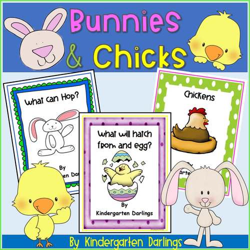 Bunnies & Chicks Literacy Emergent Readers and Printable Activities for ...