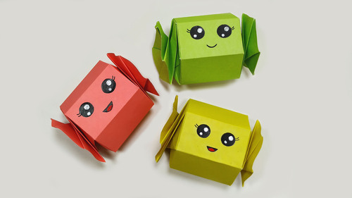 DIY Origami Chocolate Gift Box Video Tutorial by Alizo Book Queen