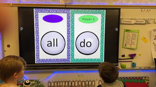 Snowball Splat Editable Digital Game by Journey Into First | TPT