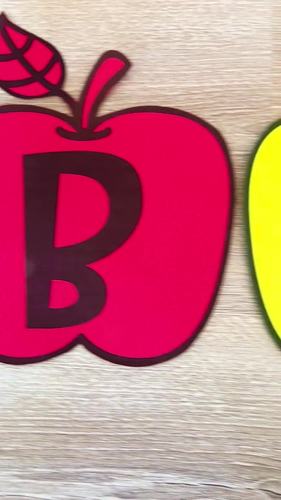 Apples Bulletin Board Letters | Apple Theme | Signs, Banners, Classroom ...