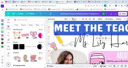 Pastel Meet The Teacher Editable Template | Kindergarten & Primary Back ...