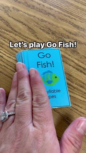 Orton Gillingham Phonics Go Fish Game – Literacy Center Decoding Activities