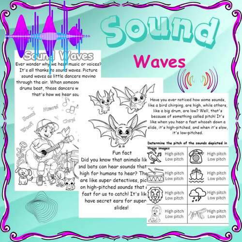 Sound Waves: Nature and Characteristic: notes, coloring pages, visual ...