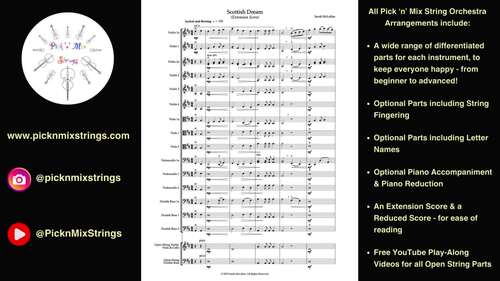 Scottish Dream - for Multi-Level String Orchestra by Pick n Mix Strings
