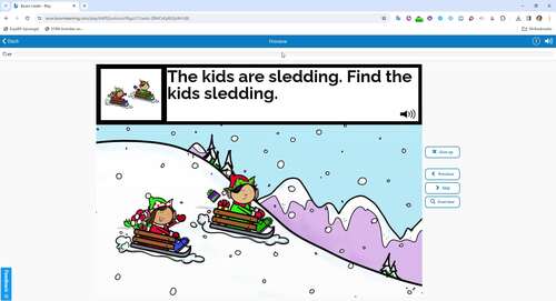 Elf Actions Interactive Language Activity | TPT