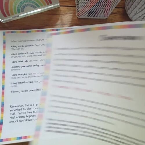 Building Sentences Worksheets,EFL,ELL,ESL,Special Ed | TPT