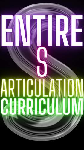 Speckled Speech Therapy Articulation - S Sound - Full Curriculum