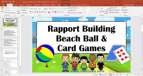 RAPPORT BUILDING Laptop GAME: (1-4 PLAYERS) Grades 1-8 | TPT