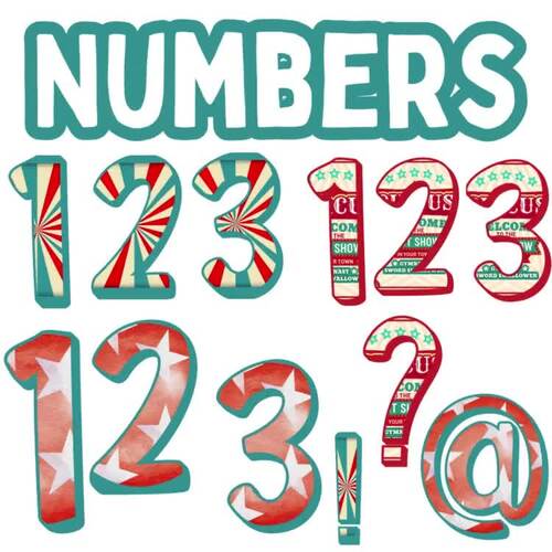 Circus Bulletin Board Letters for the Circus Themed Classroom Decor