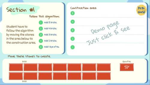 Pyramid Code Creator - Online Computer Science Digital STEM Activities