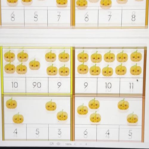 Fall activity/Matching Identical/non-id items/counting/tracing by FerAg