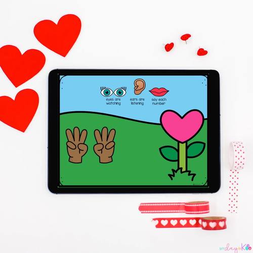 February Math Warm-Up | Kindergarten Digital Math Warm-Ups | Google Slides