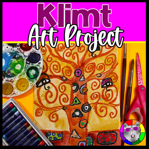 Art History Art Lesson Gustav Klimt Art Project Tree of Life Art Lesson ...