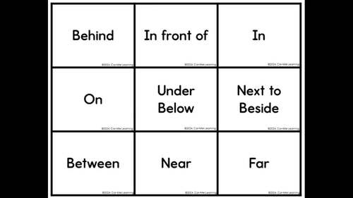 Prepositions - Cat Themed Game Cards by Car-Mel Learning | TPT