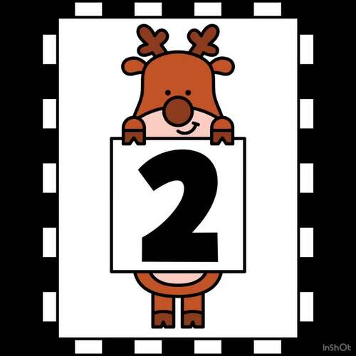Reindeer Numbers 0-20 Matching Math Center Game | Ten-Frames & Twenty ...