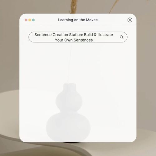 K-2 Sentence Creation Station: Build & Illustrate Your Own Sentences