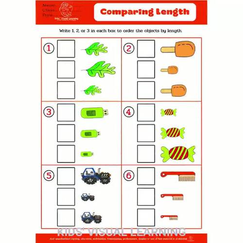 COMPARING LENGTH Long Longer Longest Short Shorter Shortest Sequence By ...