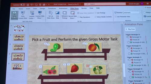 GROSS MOTOR ACTIVITY/GAME: FRUIT STAND FUN (Spring, Summer) | TPT