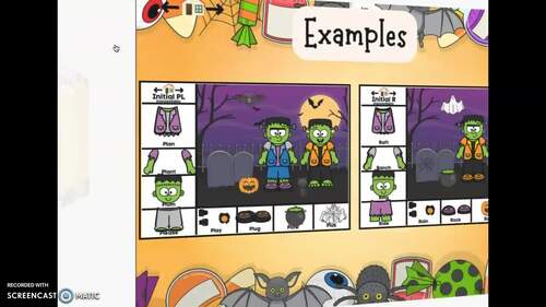 Build a Frankenstein BOOM Cards™ P, B, M, N, W Sounds - Digital Speech ...