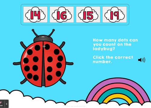 Subitizing Ladybugs BOOM LEARNING CARDS Activity by Tech Teacher Pto3