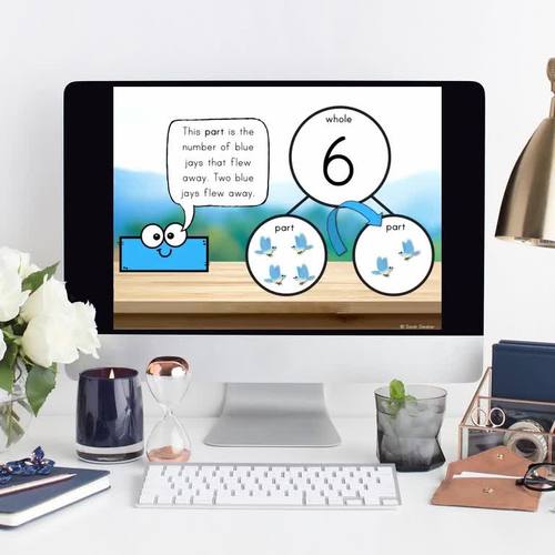 Subtraction Within 10 | Math Lesson Slides | 1st Grade Math Slides