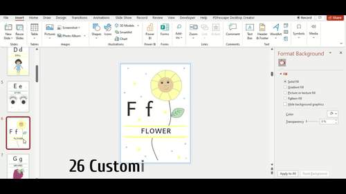 Classroom Decor | 26 Editable Alphabet Posters | Movable Alphabet Clipart