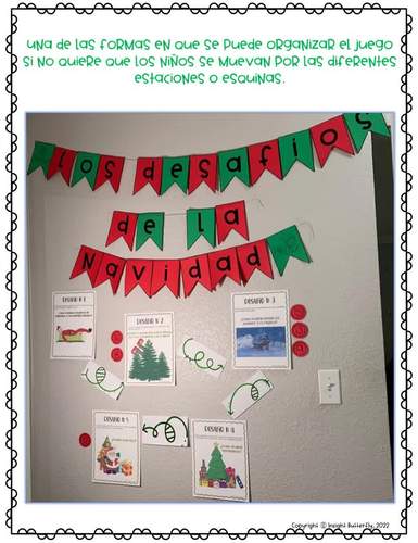Navidad juego de matematicas espanol Christmas Math Game by Insight ...