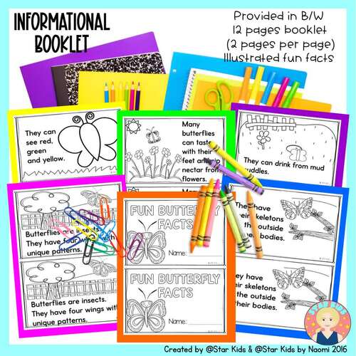 Spring ELA and Science Activities Bundle | Butterfly | Ladybug | Bee