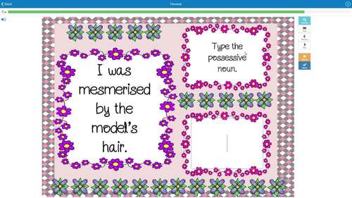 End of Year Possessive and Plural Nouns Review Boom™ Cards Digital Activity