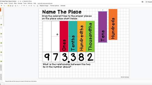 Place Value Activities Google Slides by Kristin Kennedy | TPT