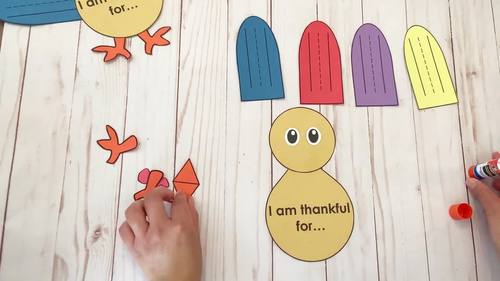 Thankful Turkey Craft by Liv and Leb | Teachers Pay Teachers
