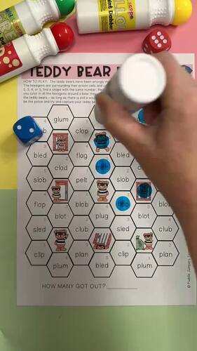 UFLI Interactive Phonics Game | Teddy Bear Escape | Centers | Digraphs