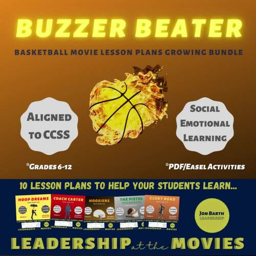 Basketball Movie Guides Growing Bundle by Jon Barth Leadership | TPT