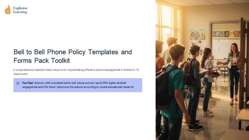 Bell To Bell Phone Policy Templates And: Independent Living Skills Real ...