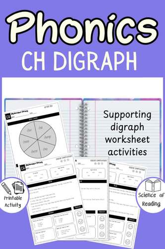 CH Consonant Digraph Decodable Reading Comprehension Passages 2nd & 3rd ...