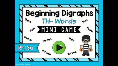 Beginning Digraphs Th Mini Game Distance Learning by Teacher Gameroom